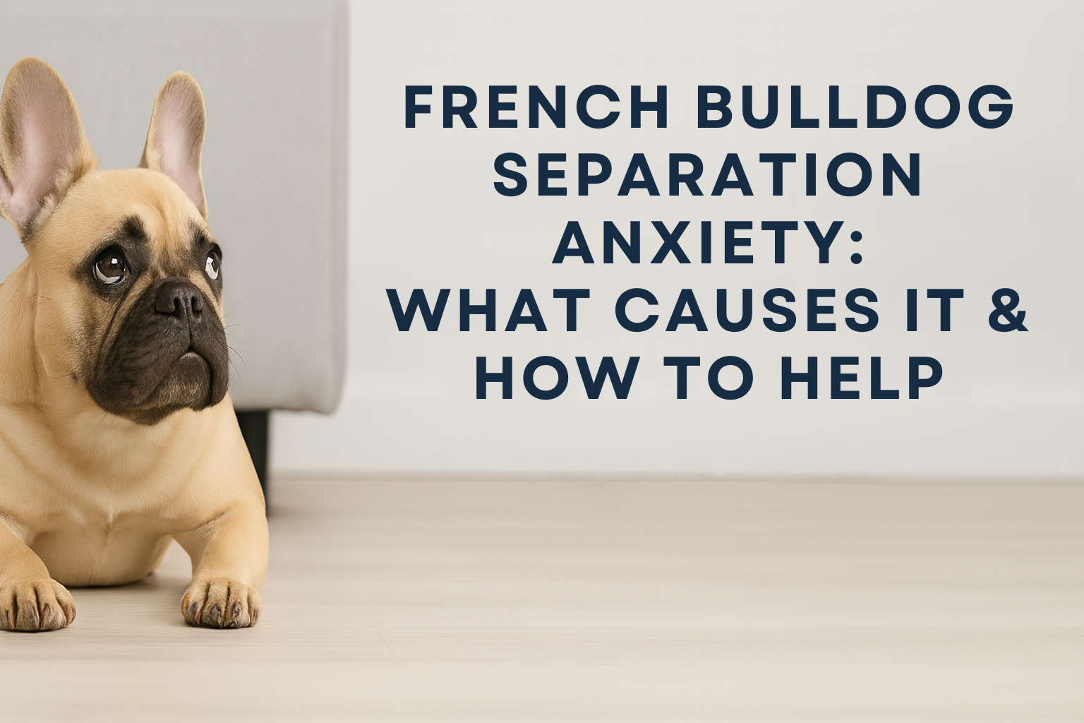 French Bulldog Separation Anxiety: What Causes It & How to Help ...